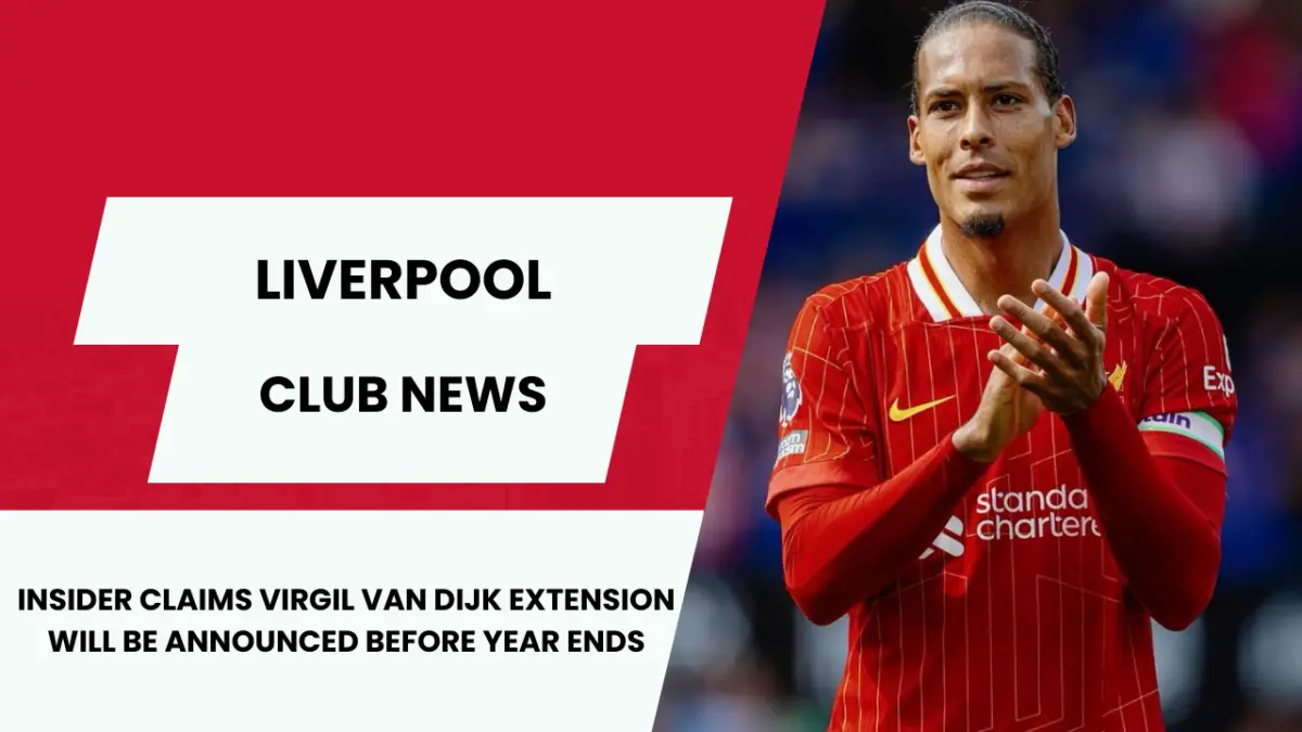 Virgil van Dijk extension expected to be announced before year end
